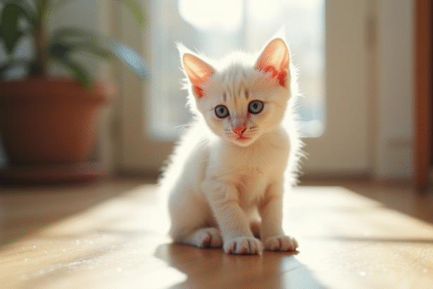 Comment préserver la santé de votre chaton blanc aux yeux bleus ...